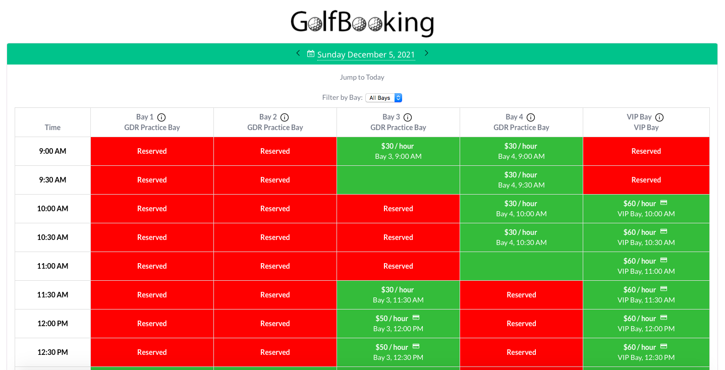 A Better Way To Manage Golf Simulator Tee Times - GolfBooking